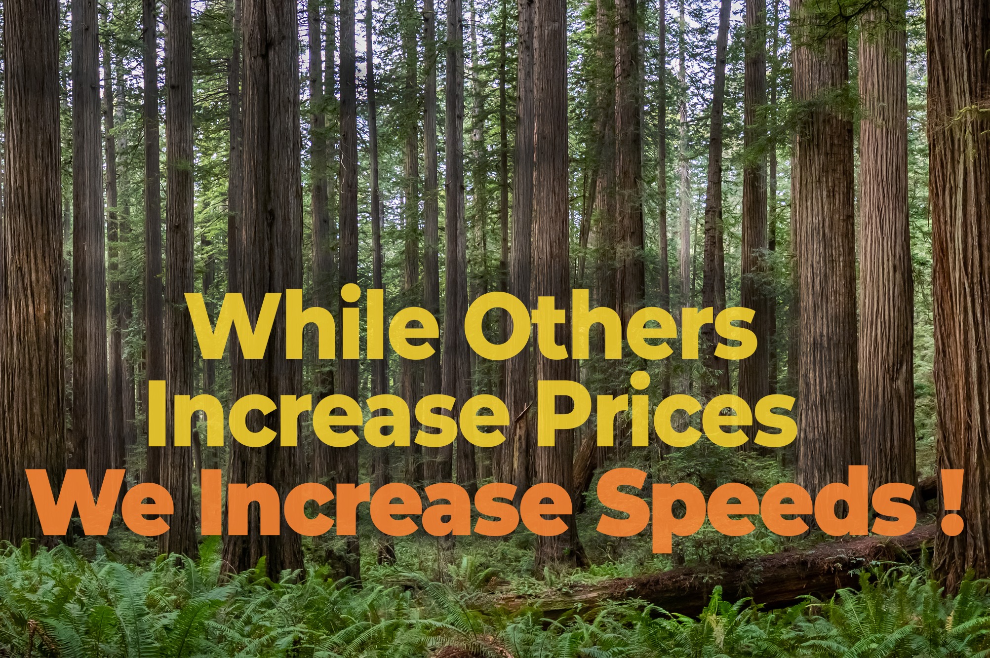 While Others Increase Prices, We Increase Speed! - Further Reach